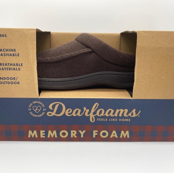 Shoes | Dearfoams Mens Slippers Size Medium | Poshmark